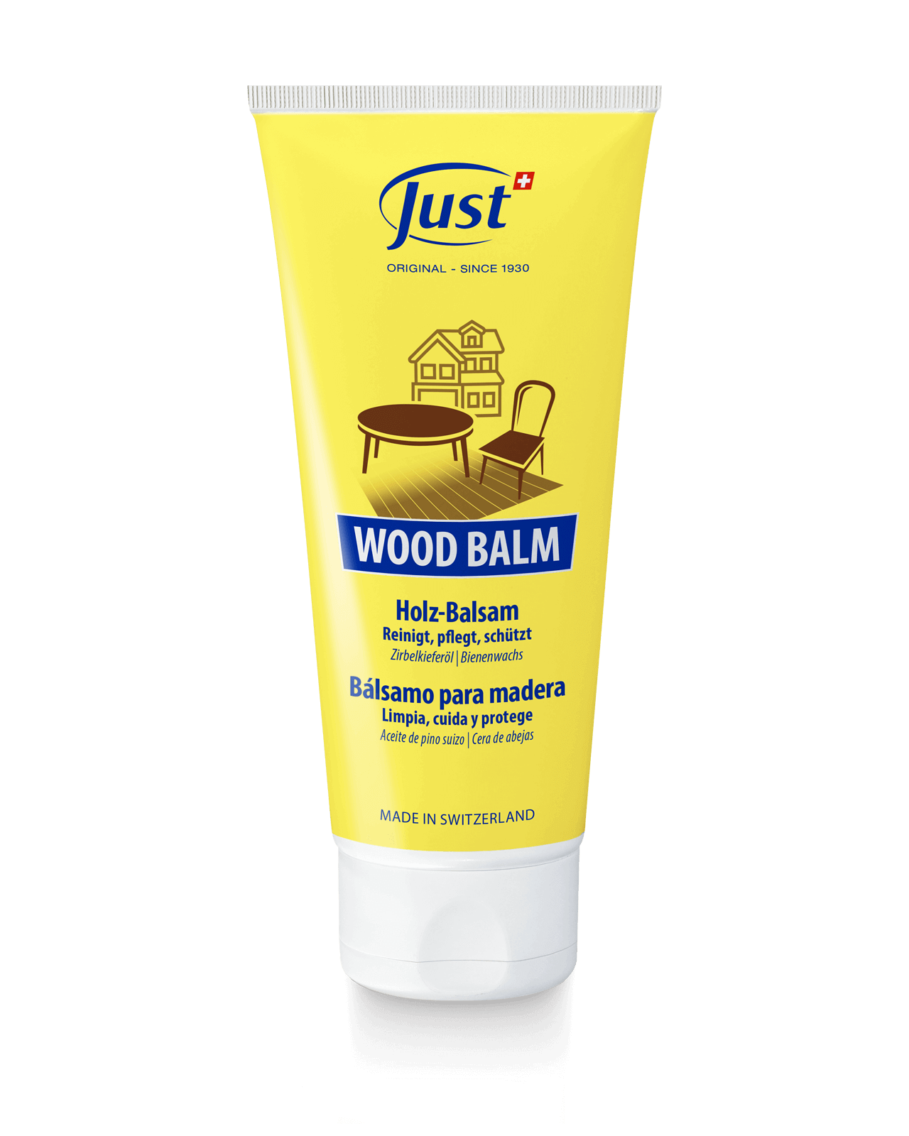 Holz-Balsam Just - Zum Reinigen, Schützen und Auffri-schen von Holz