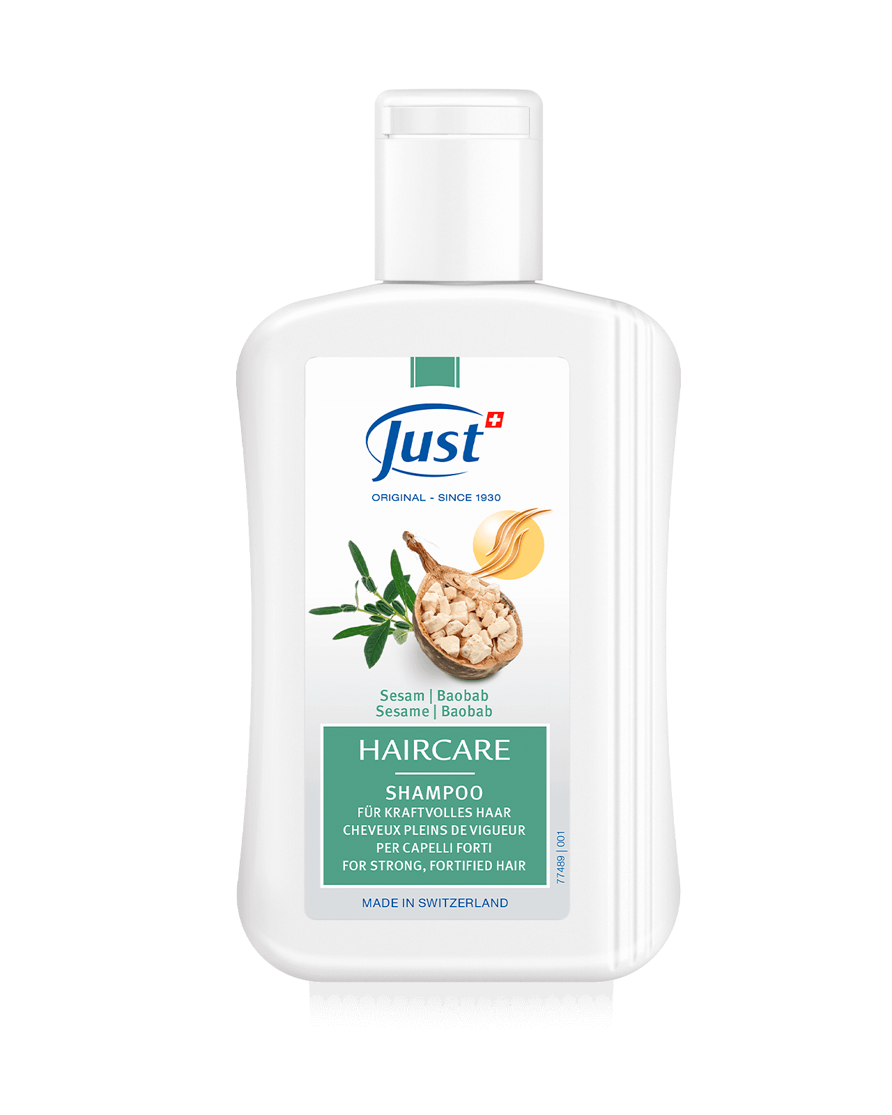 Just Shampoo Kraftvolles Haar – Volleres und glänzenderes Haar